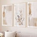 Beige Gold Abstract Gallery Wall Art Set of 3 Simple Neutral - Etsy