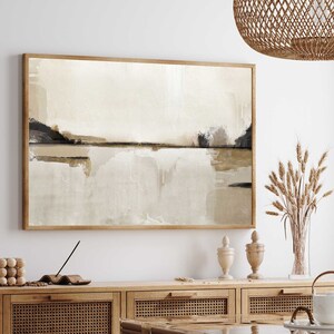 Large Abstract Painting Large Horizontal Modern Wall Art - Etsy