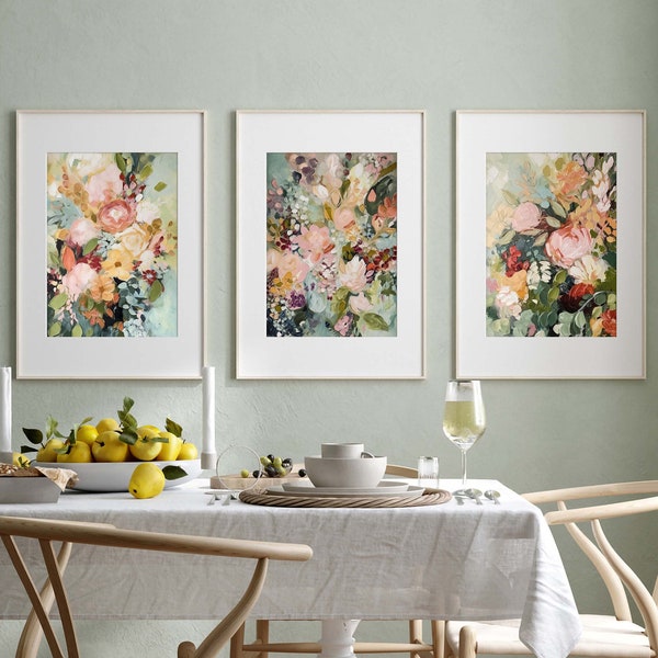 Abstract Floral Art - Etsy