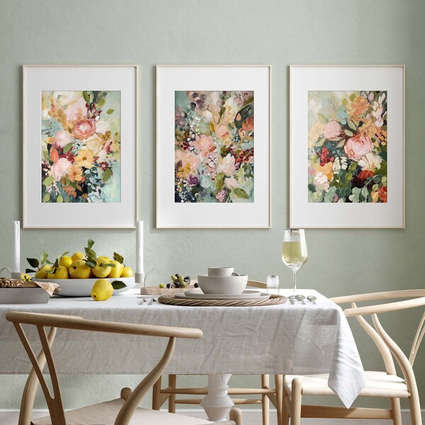 Abstract Floral Art - Etsy