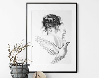 Woman Back Painting | Etsy