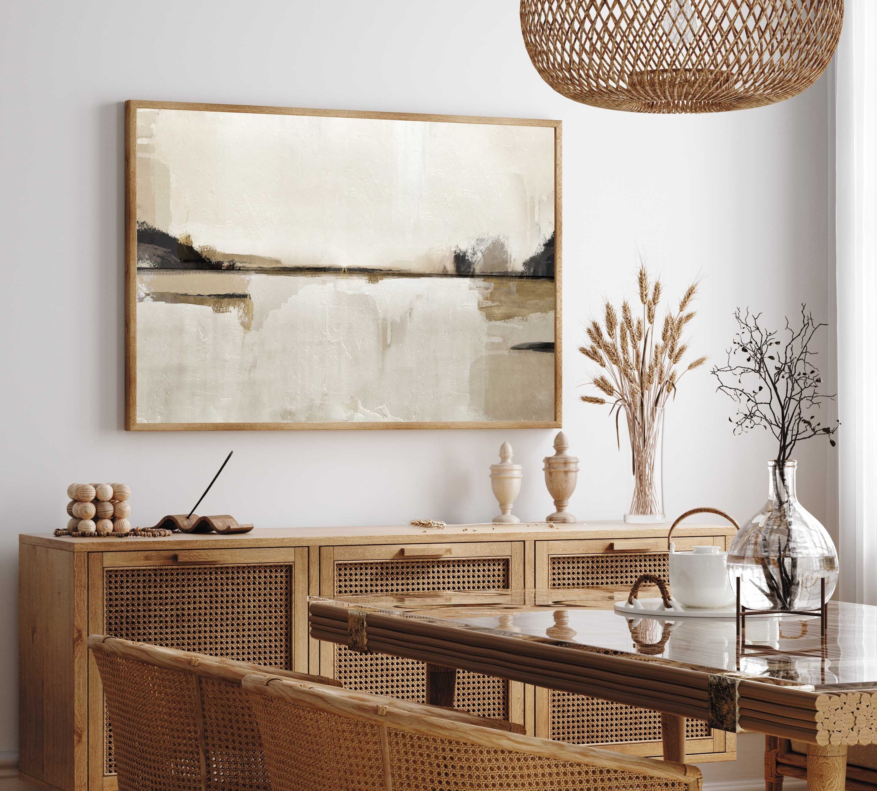 Large Abstract Painting Large Horizontal Modern Wall Art - Etsy