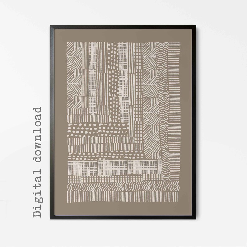 Modern Minimalist Abstract Print Set of 5 Nordic Prints Simple - Etsy