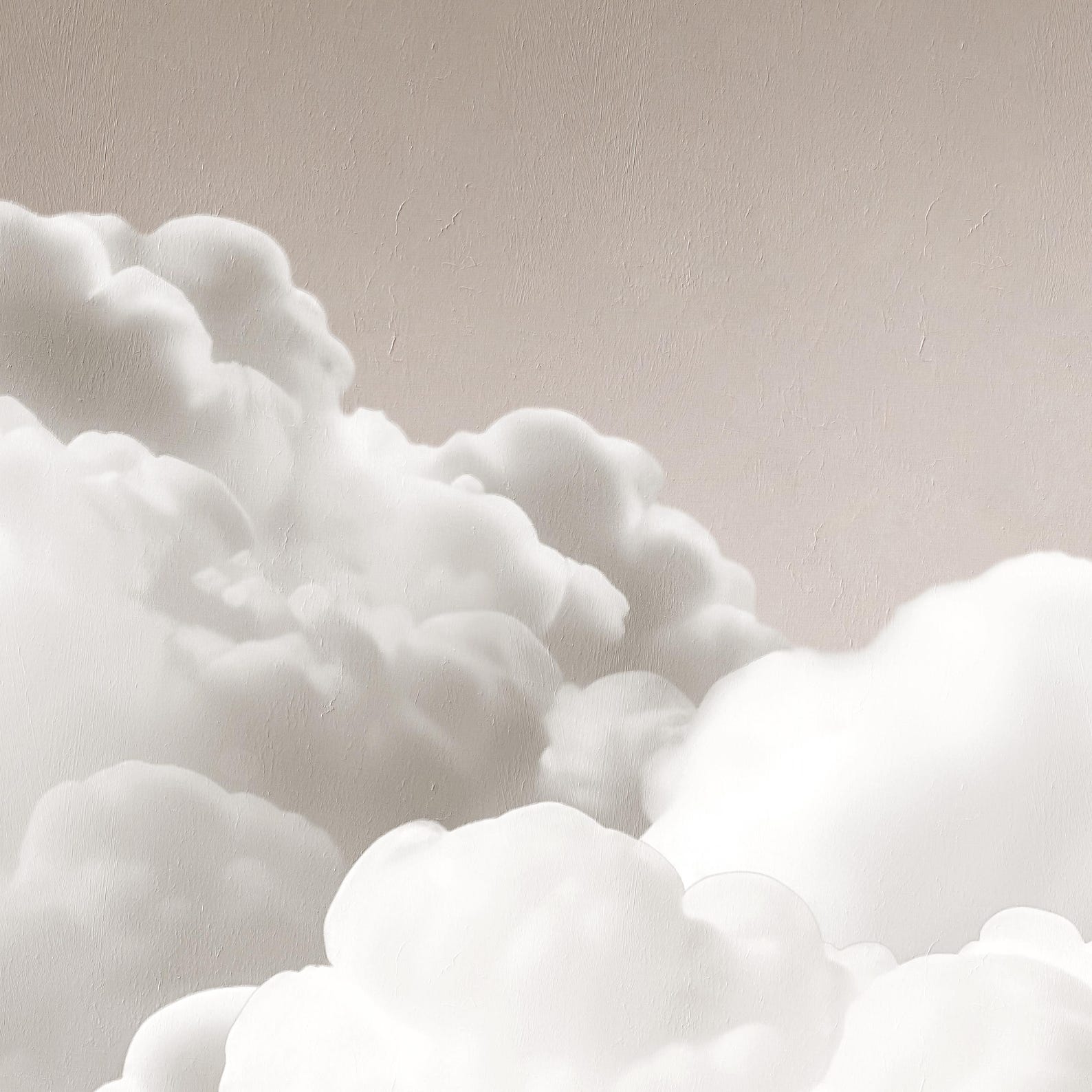 Cloud Print Set of 3: Beige Abstract Sky Wall Art - Etsy
