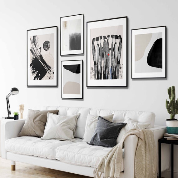 Nordic Mega Bundle Modern Simple Neutral Gallery Wall Art Set - Etsy