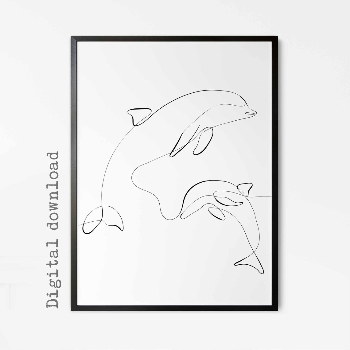 Nursery Wall Art Set of 6 Animal Print Line Drawing One Line - Etsy