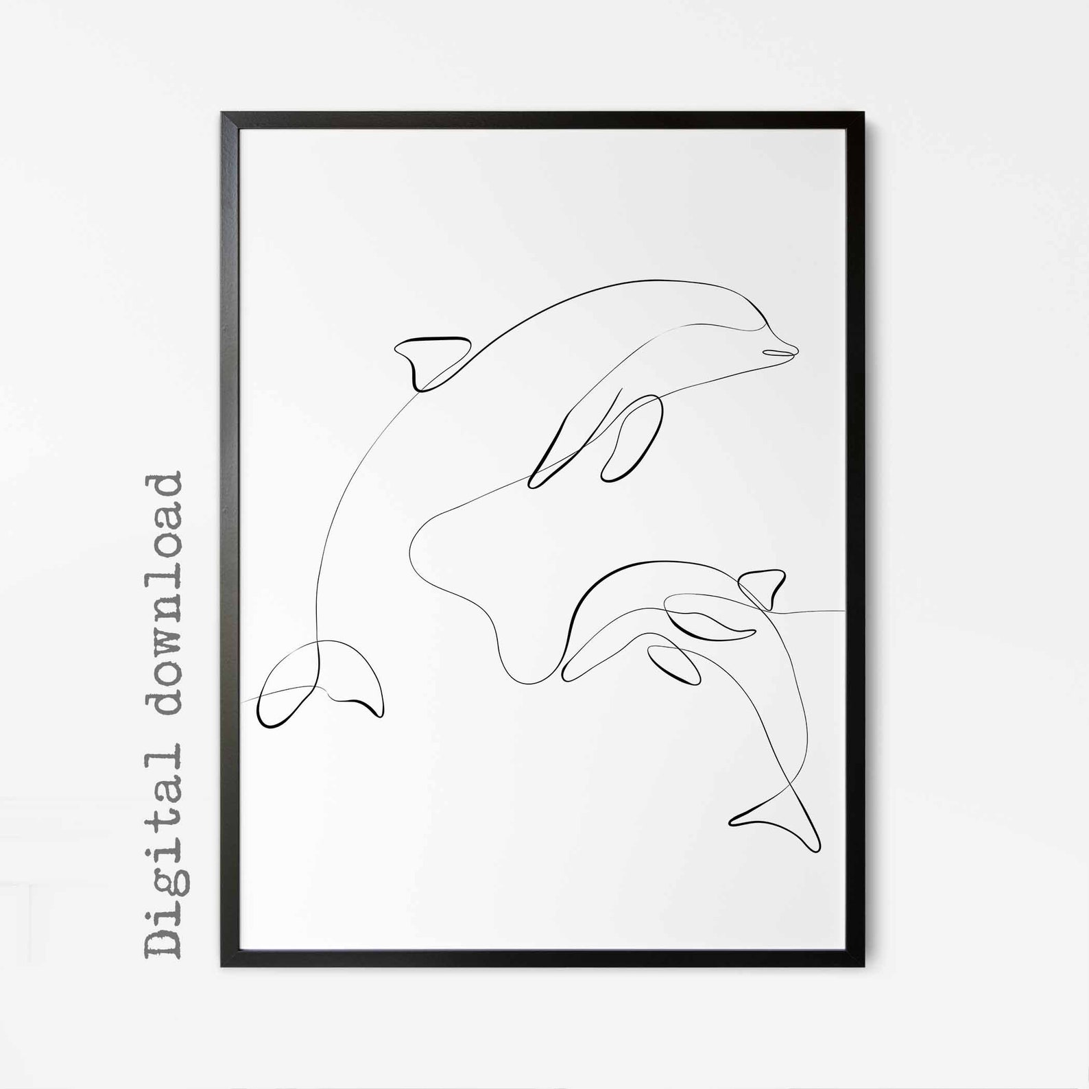 Nursery Wall Art Set of 6 Animal Print Line Drawing One Line - Etsy