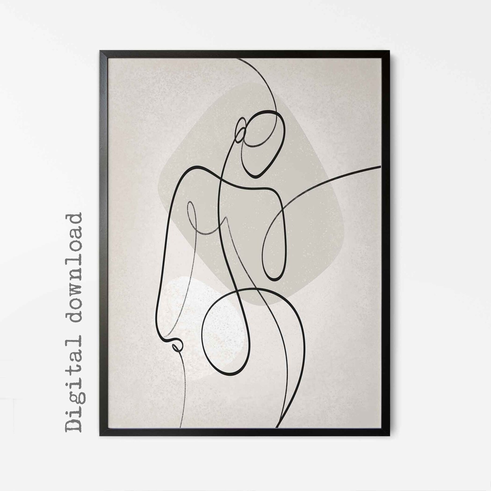 Mega Bundle Modern Line Drawing Neutral Gallery Wall Art Set - Etsy