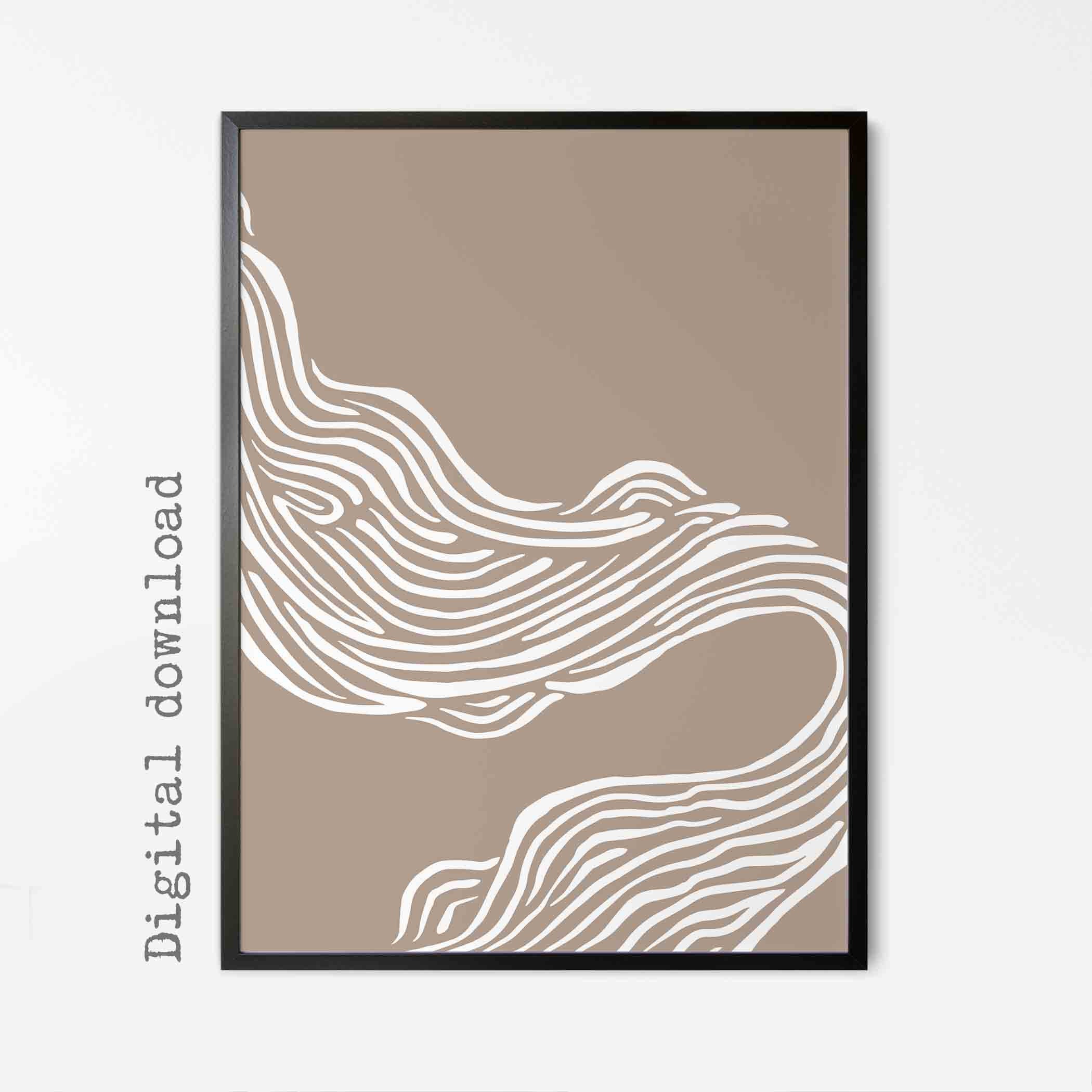 Modern Minimal Abstract Gallery Wall Art Set of 10 Nordic - Etsy