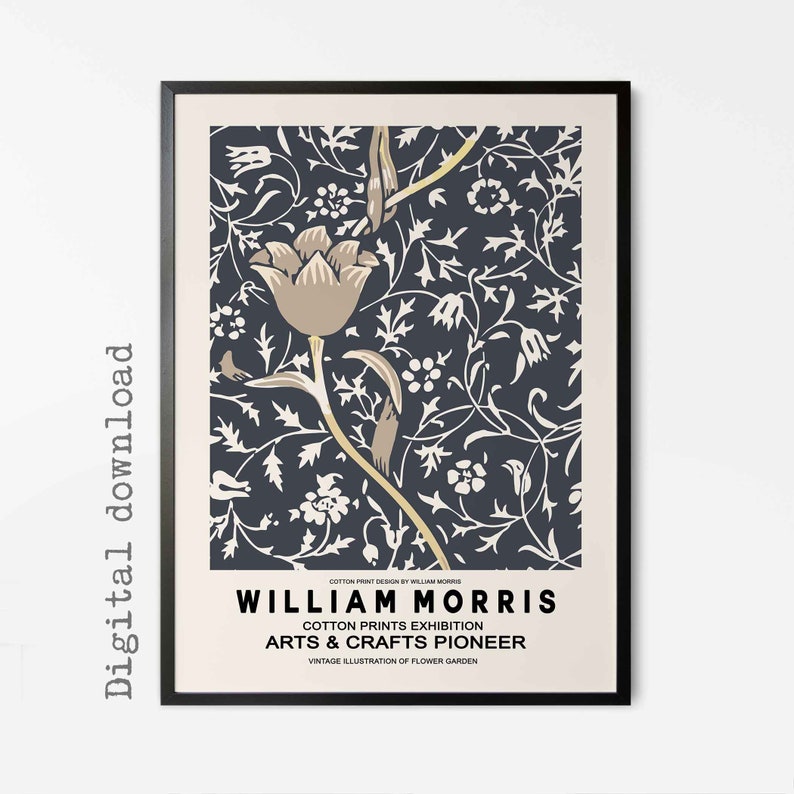 William Morris Botanical Art Nouveau Print Set (digital Download) - Etsy