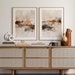 Modern Textured Abstract Set of 2 Prints, Neutral Art Print Set, 2 ...