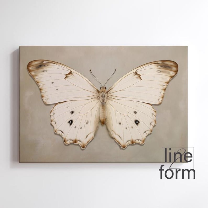 Butterfly Print Set of 2: Vintage Cottagecore Wall Art - Etsy