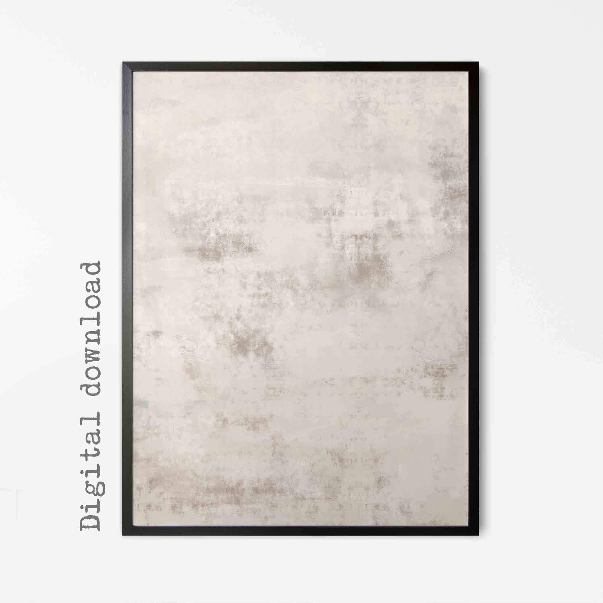 Greige Abstract Gallery Wall Art Set of 3 Simple Neutral - Etsy