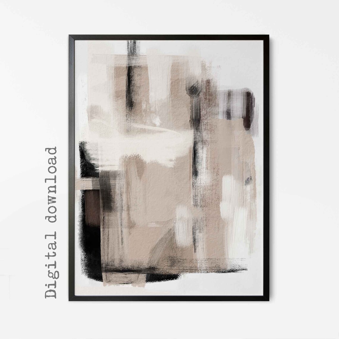 Neutral Modern Abstract Gallery Wall Art Set of 3 Abstract - Etsy