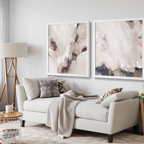 Neutral Abstract Art Print Set Modern Neutral Gallery Wall Art - Etsy