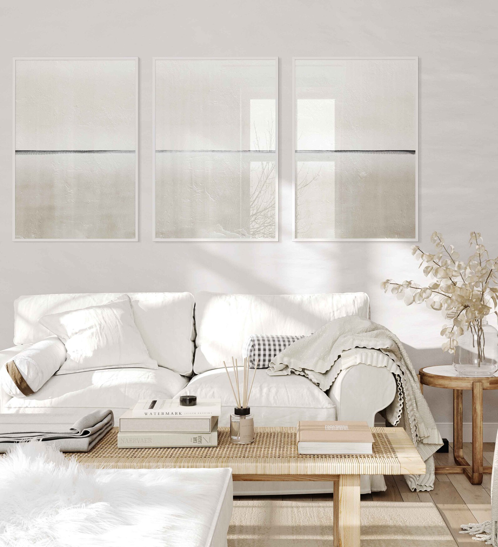 Minimal Textured Wall Art Greige Abstract Gallery Wall Art Set - Etsy