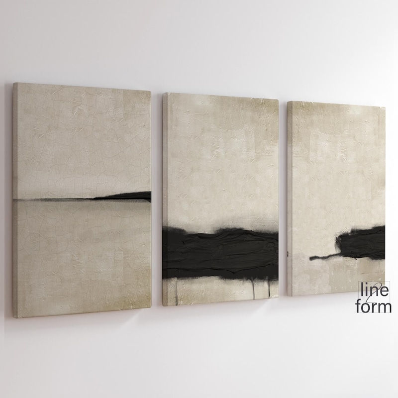 Neutral Textured Wall Art - Etsy