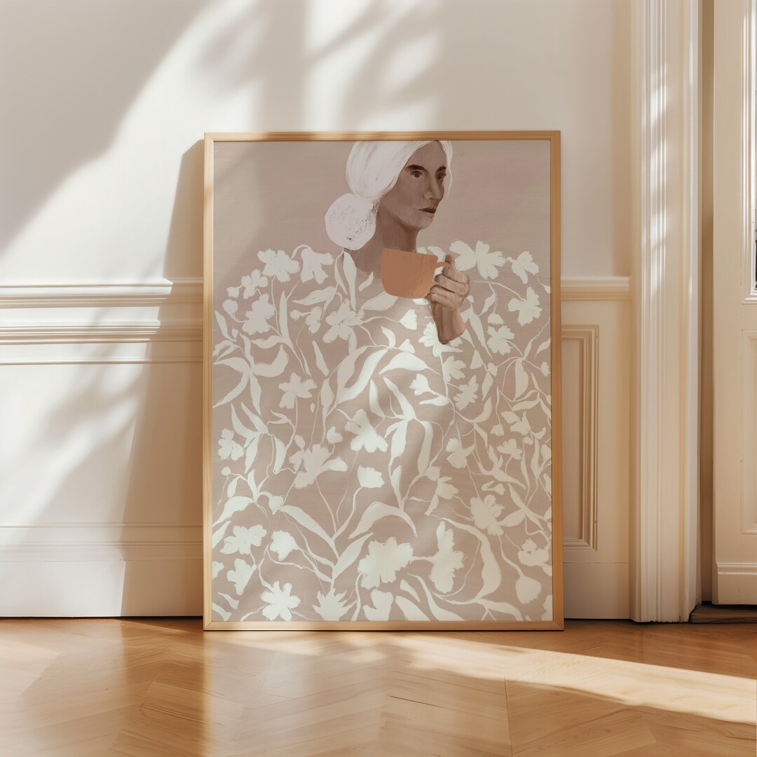 Abstract People Art, Female Abstract Painting, Figurative Art, People ...