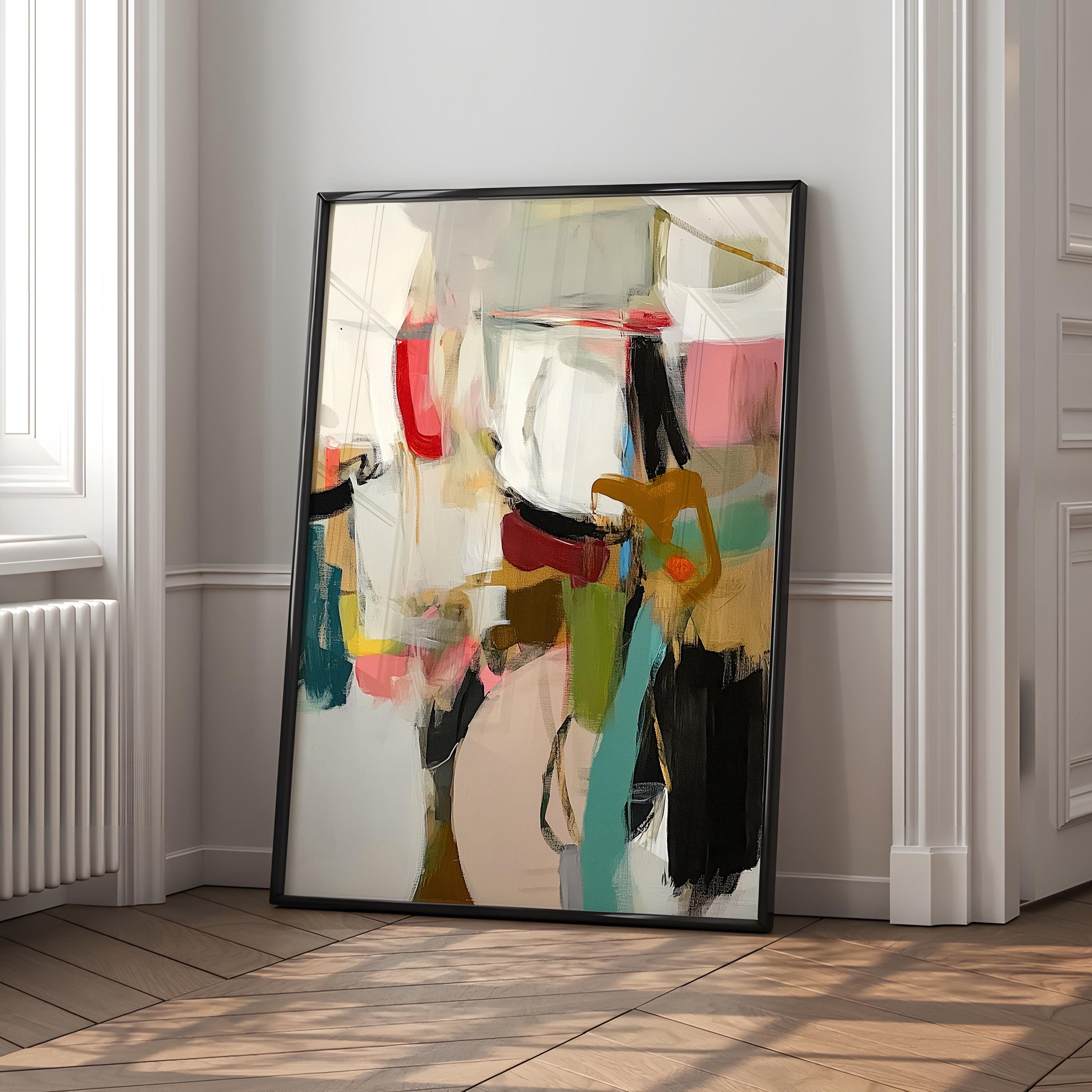 Abstract Art Prints: Set of 2, Colorful Modern Wall Decor - Etsy