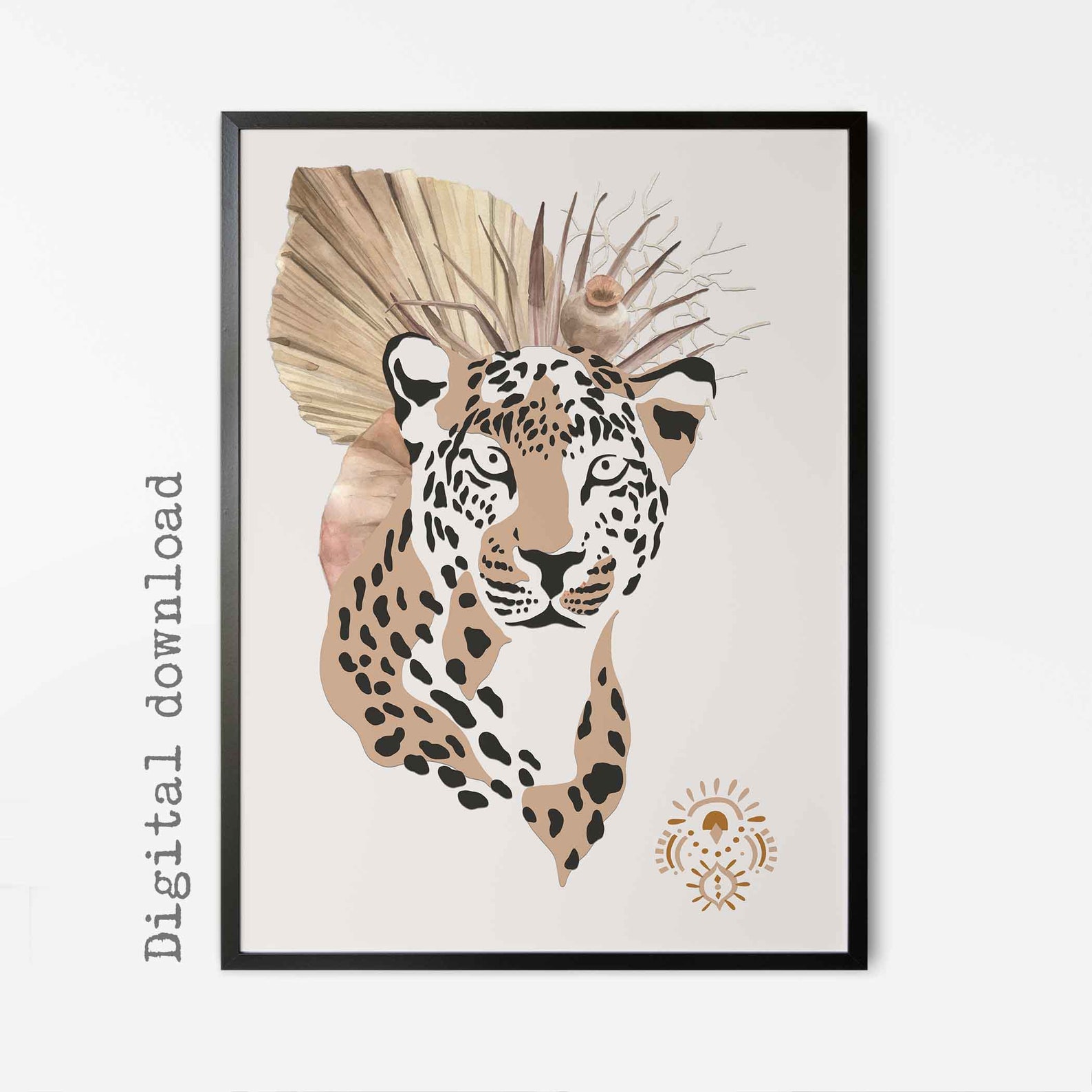 Leopard Wall Art Leopard Print Gallery Wall Art Set of 3 - Etsy