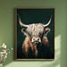 Emerald Green Highland Cow Print: Vintage Farmhouse Wall Art - Etsy