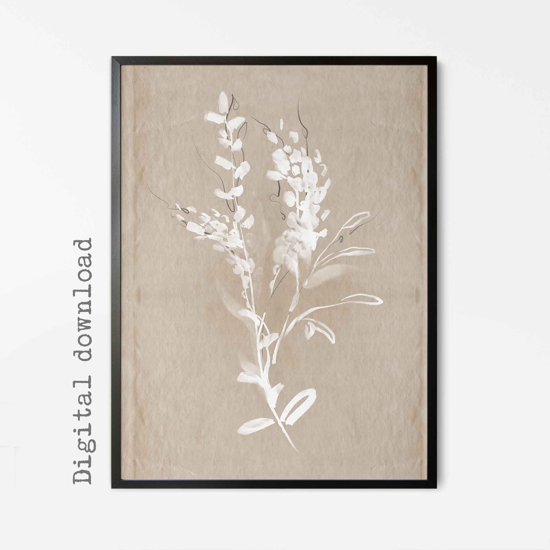 Botanical Prints Set of 3 Prints Wildflower Print Watercolor - Etsy