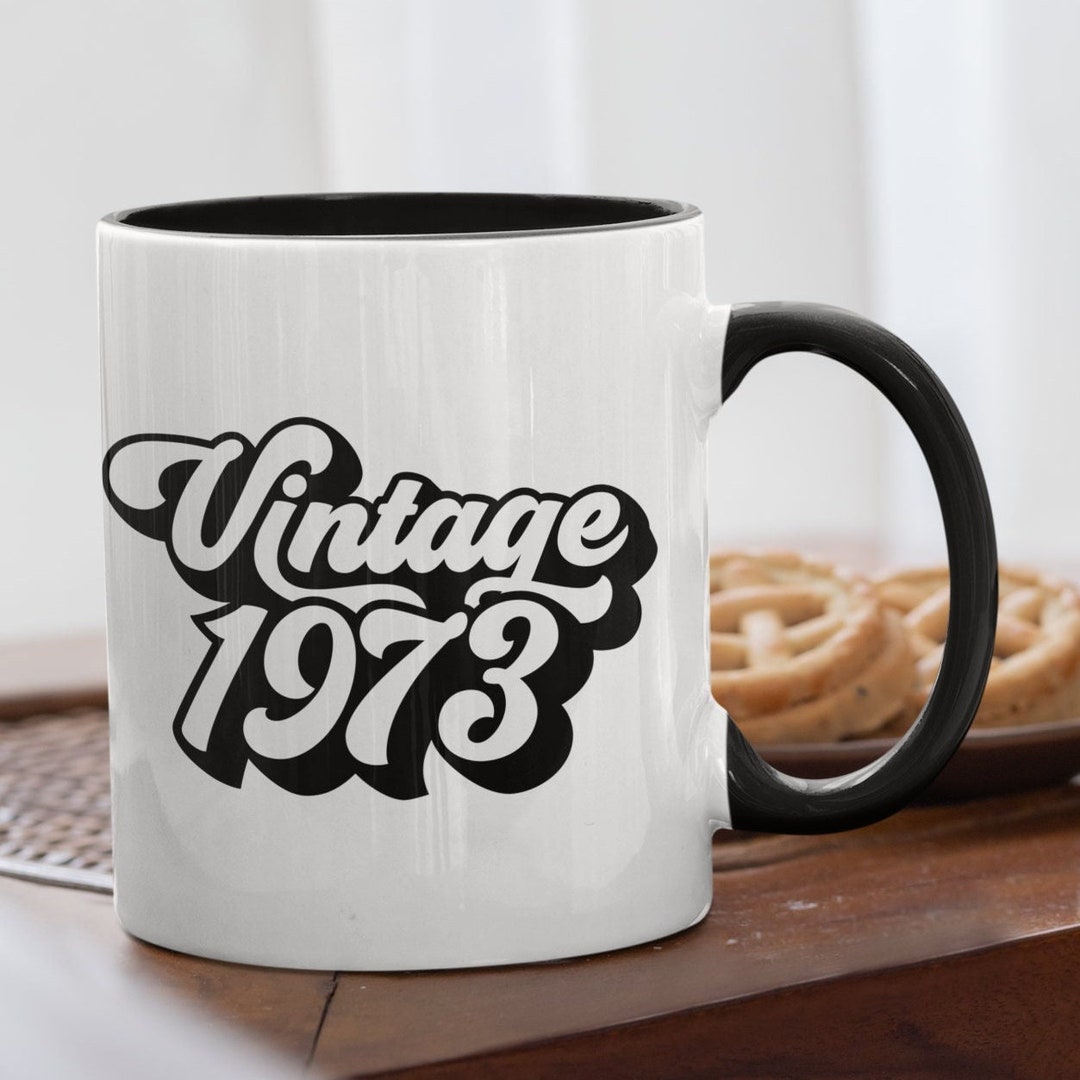 Vintage 1973 50th Birthday Gift for Women, 50th Birthday Mug, 1973 ...