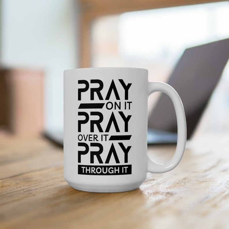 Pray on It Coffee Mug, Christian Gift for Women - Etsy