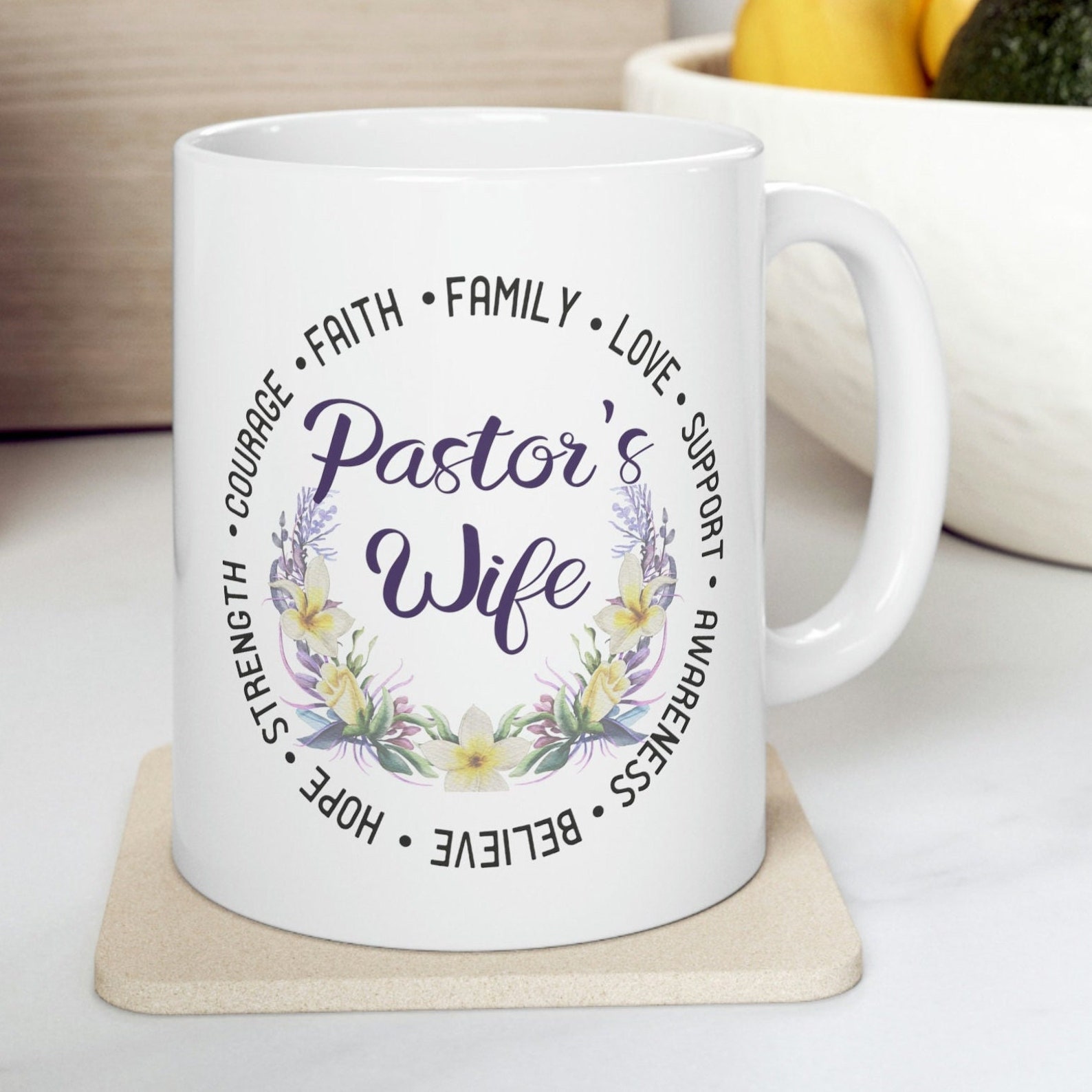 Pastors Wife Mug Christian Mug, Pastor Wife Gift, Pastor Wife ...