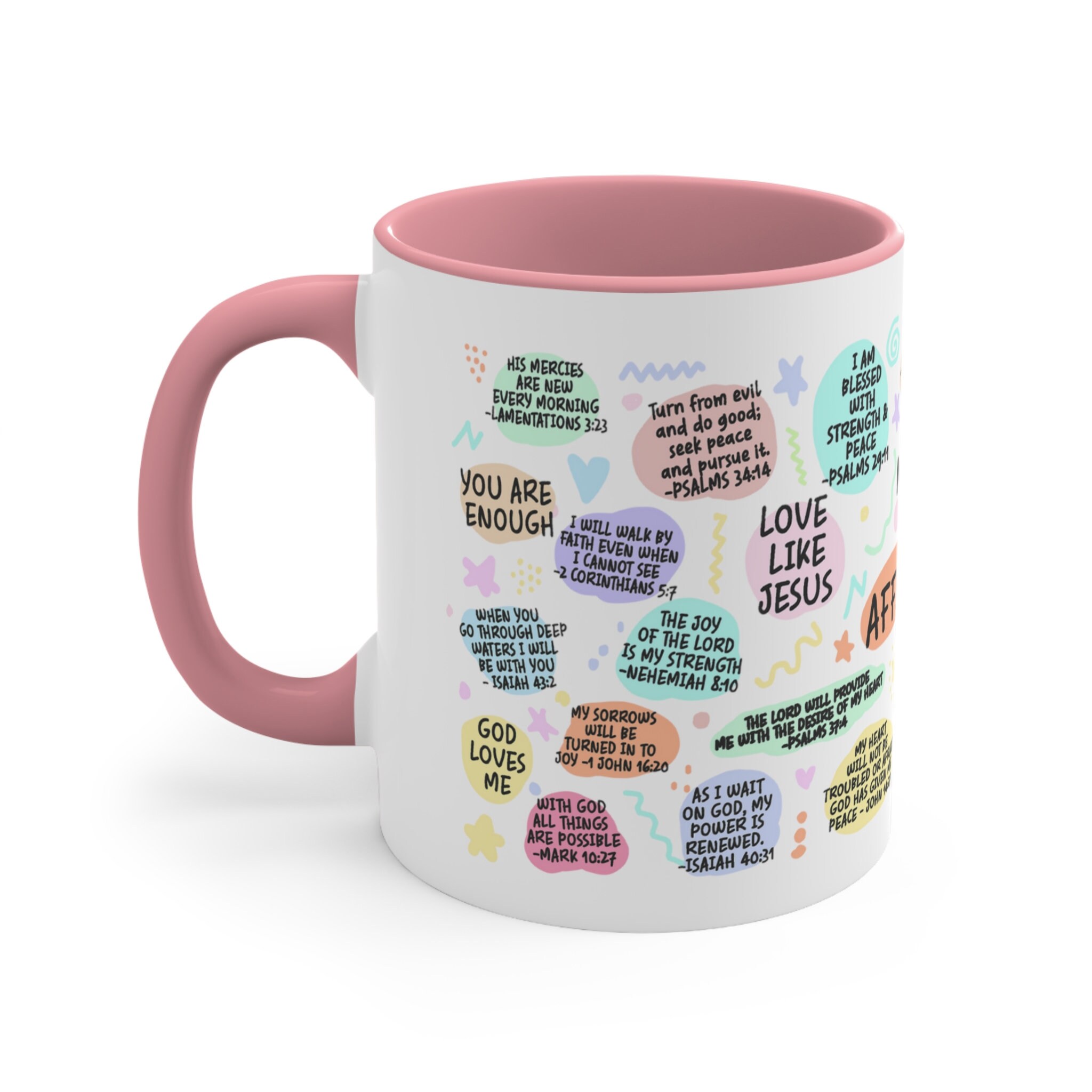 My Daily Bible Affirmations Mug Bible Quotes Mug Bible Verse - Etsy