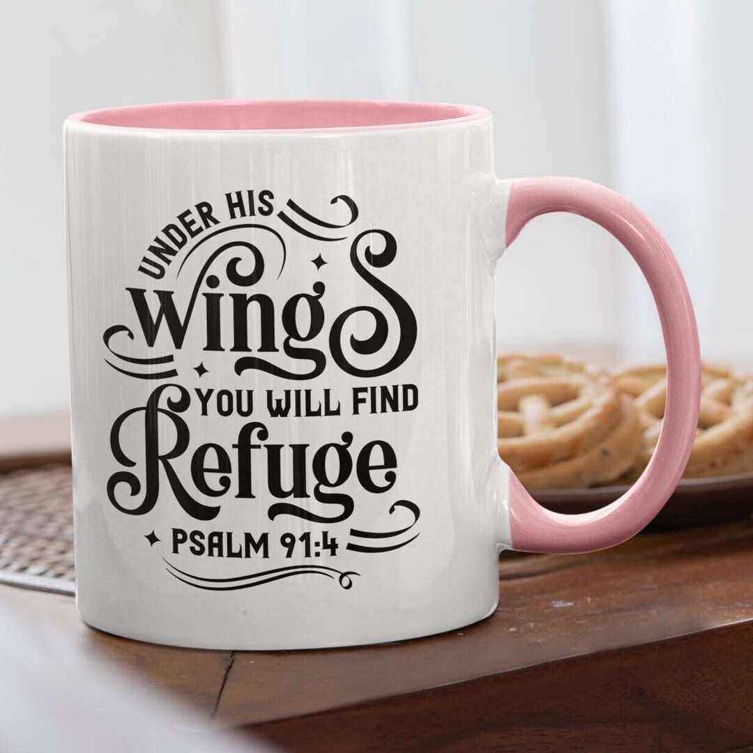 Bible Verse Mug, Scripture Mug, PSALM 91, Christian Coffee Mug, Bible ...