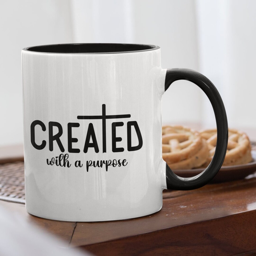 Christian Mug for Women, Christian Gift for Mom, Created With A Purpose ...