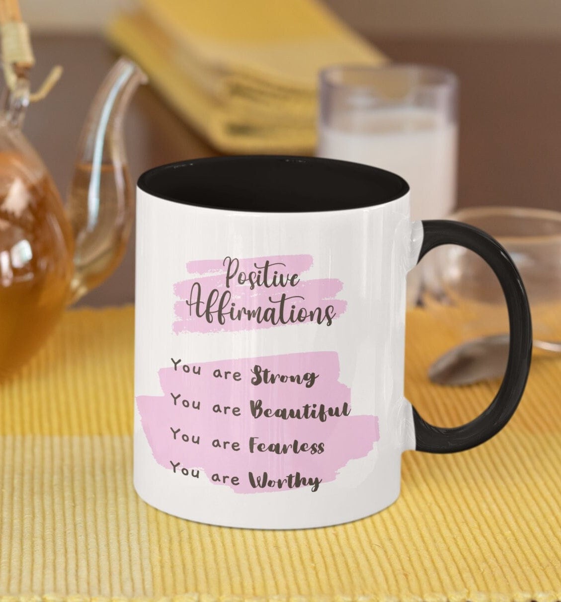 Positive Affirmation Mug For Mom Daily Affirmations Mug Mental Health ...