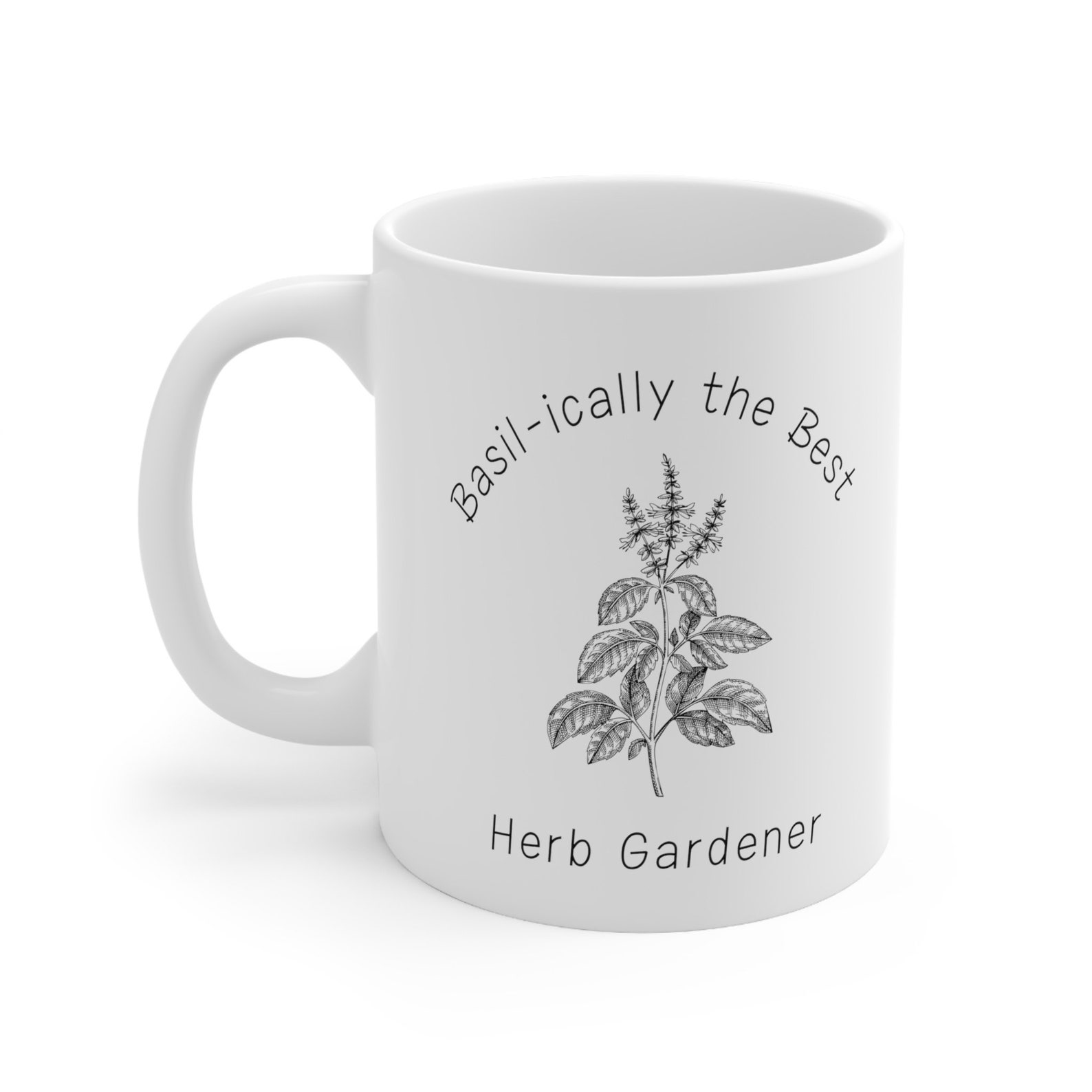Herb Cup, Gardener Mug, Gardening Coffee Mug, Plant Lover Mug, Gift for ...
