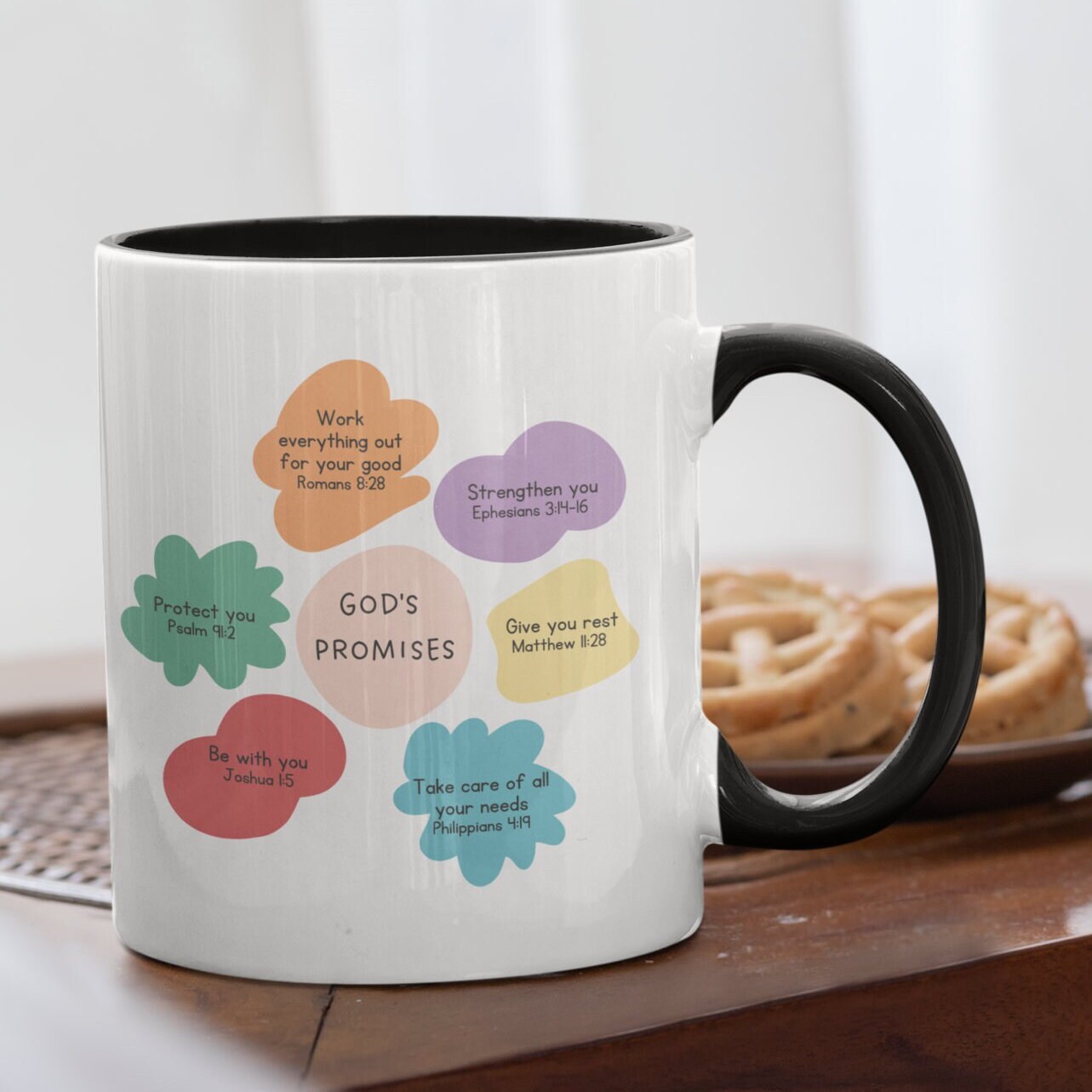 Gods Promise Mug, Bible Verse Mug, Scripture Mug, Promises of God Mug ...