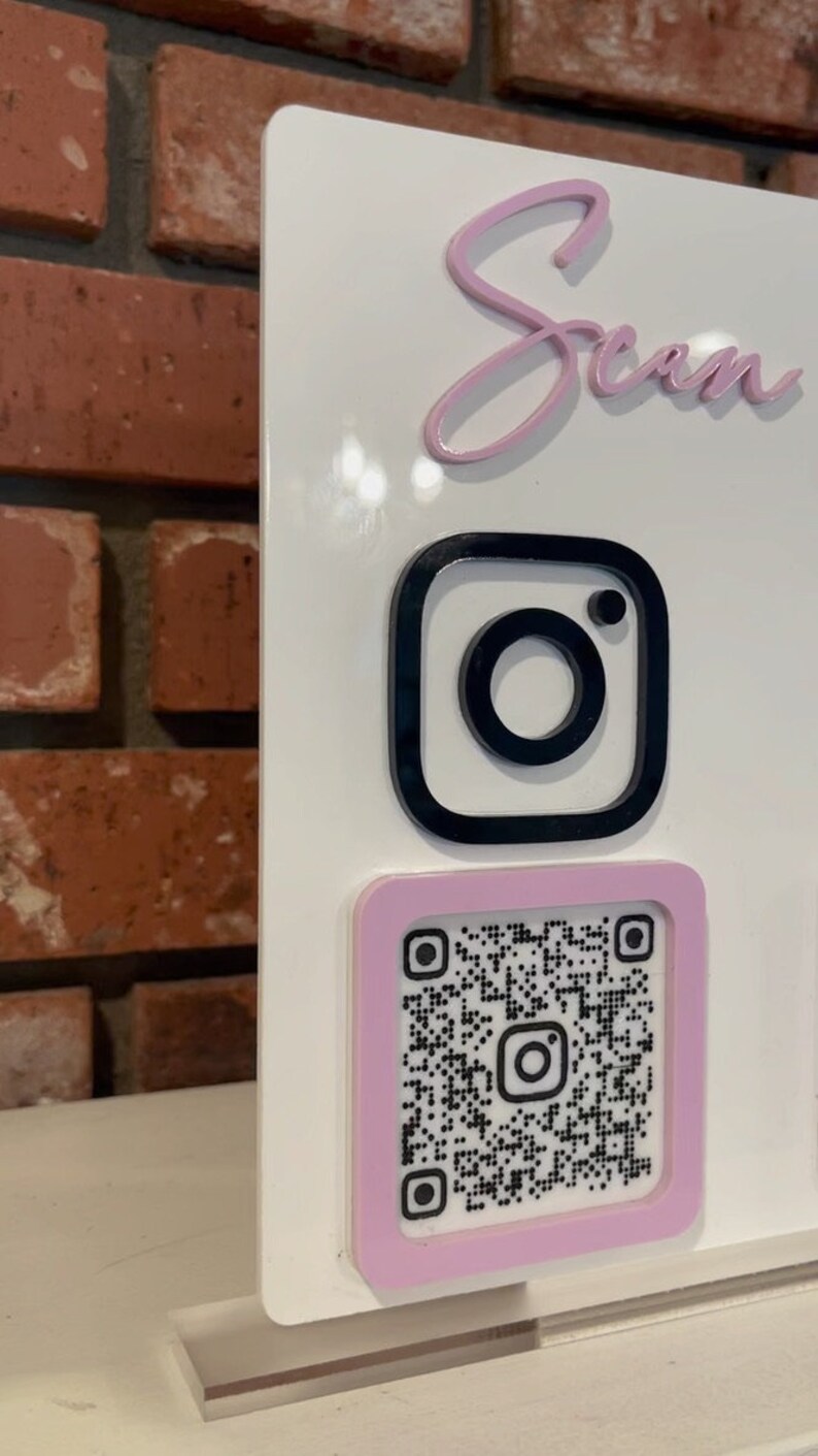 Scan Me QR Code Sign Laser Cut File | Business Sign SVG | Digital ...