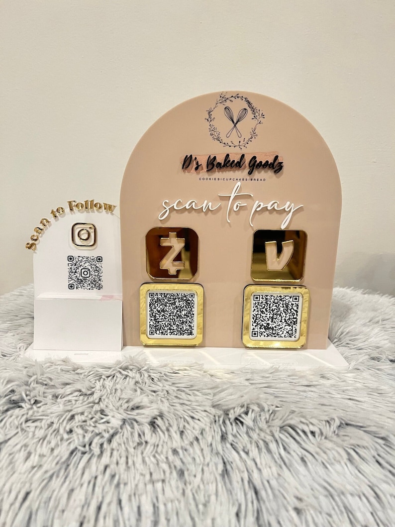 Scan to Pay QR Code Sign Laser Cut File| Sign SVG| Glowforge File| Scan ...