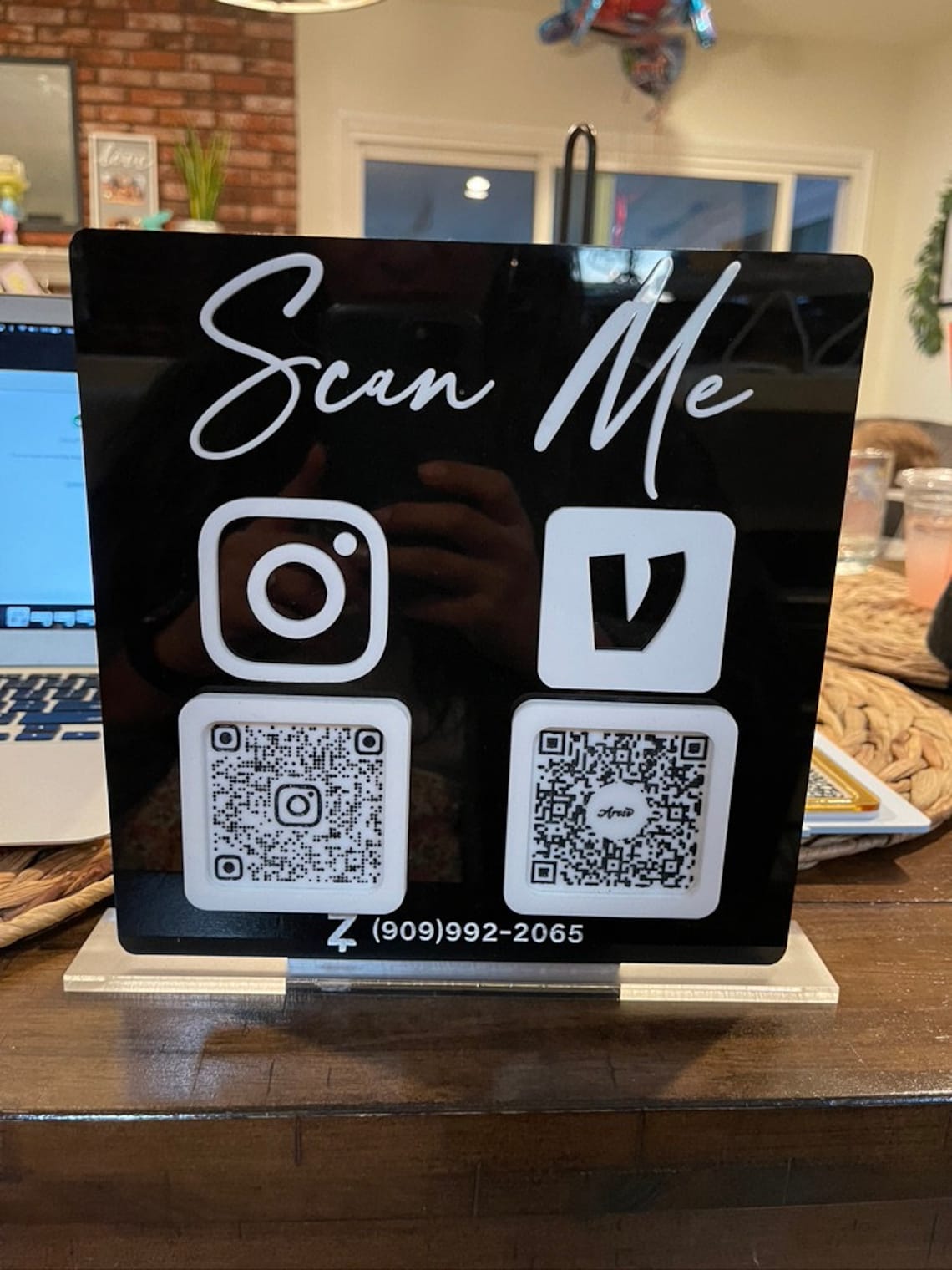 Scan Me QR Code Sign Laser Cut File | QR Code Sign SVG | Glowforge File ...