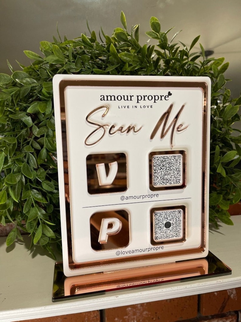 Scan Me QR Code Sign Laser Cut File, QR Code Sign SVG, Glowforge File ...
