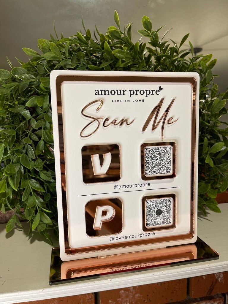 Scan Me QR Code Sign Laser Cut File, QR Code Sign SVG, Glowforge File ...