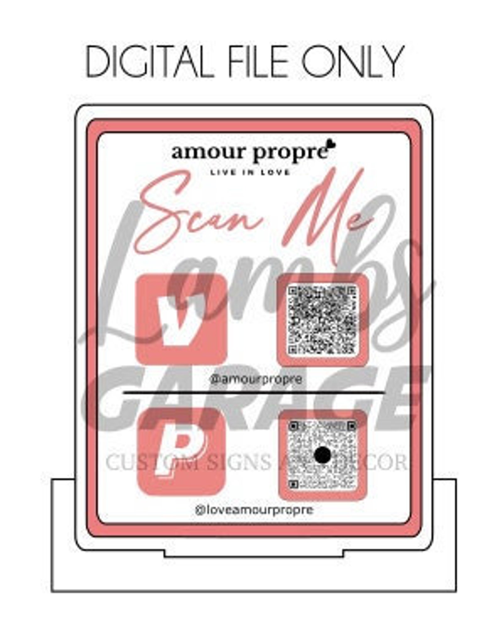 Scan Me QR Code Sign Laser Cut File, QR Code Sign SVG, Glowforge File ...
