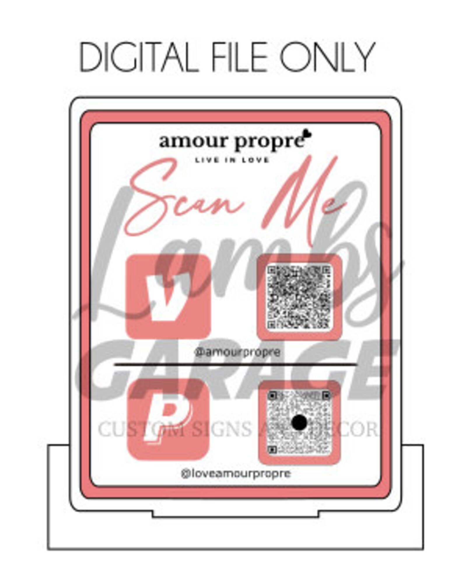 Scan Me QR Code Sign Laser Cut File | QR Code Sign SVG | Glowforge File ...