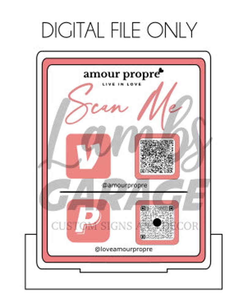 Scan Me QR Code Sign Laser Cut File | QR Code Sign SVG | Glowforge File ...