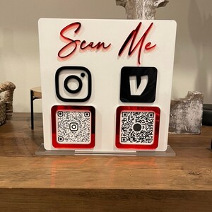 Scan Me QR Code Sign Laser Cut File | QR Code Sign SVG | Glowforge File ...