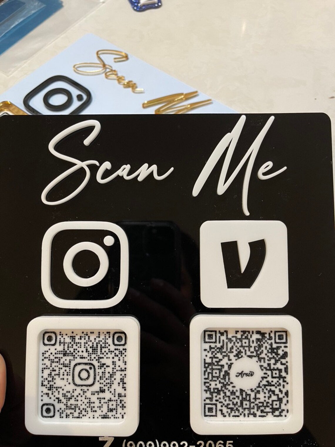 Scan Me QR Code Sign Laser Cut File | QR Code Sign SVG | Glowforge File ...
