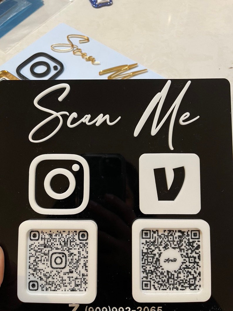 Scan Me QR Code Sign Laser Cut File | QR Code Sign SVG | Glowforge File ...