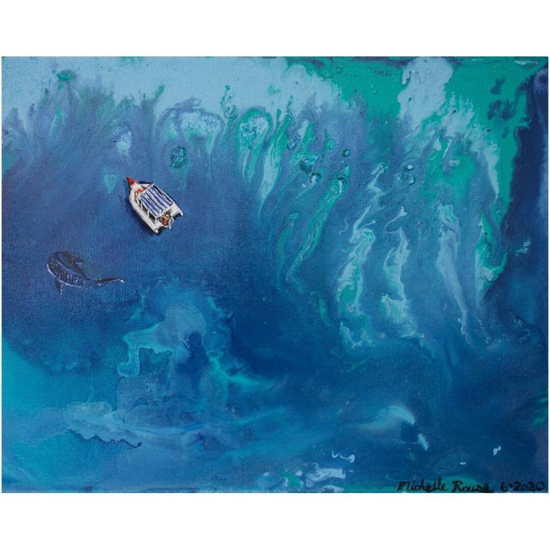 Print - Whale Shark Sighting by Michelle Rouse - Etsy