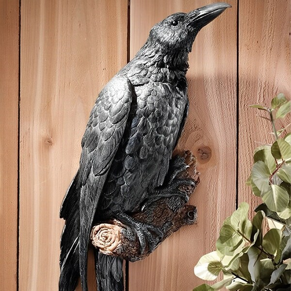 Raven Sculpture - Etsy