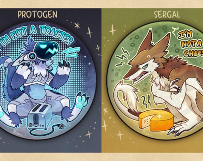 Boba Protogen Keychains - Etsy