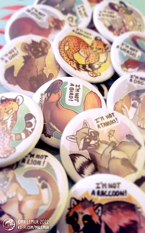 BADGES i'm Not A.. : Rabbit is Not a Rodent & - Etsy